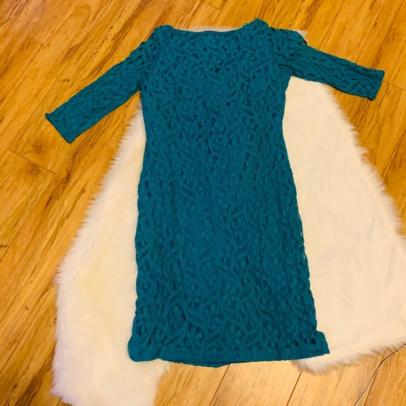 Evan Picone | Dresses | Sexy Knitted Blue Dress | Poshmark
